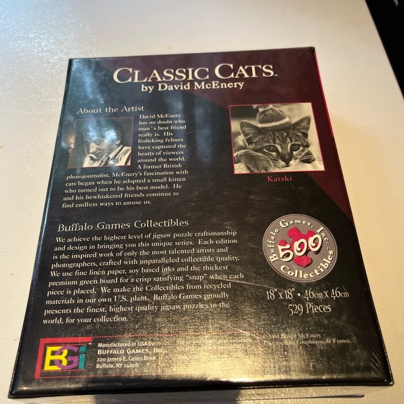 David McEnery | Games | New Classic Cats 50 Pc Puzzle By David Mcenery ...